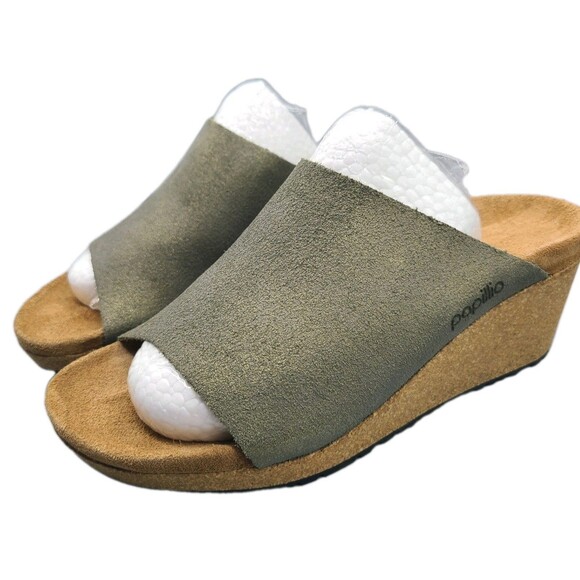 Papillio | Shoes | Birkenstock Papillio Namica Washed Metallic Stone ...